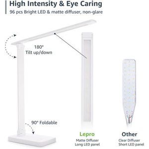 Office | Led Desk Lamp Dimmable Desktop Task Lamp Touch Control 3 Color ...